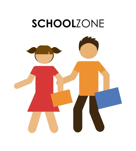 School zone sign Vector Art Stock Images | Depositphotos