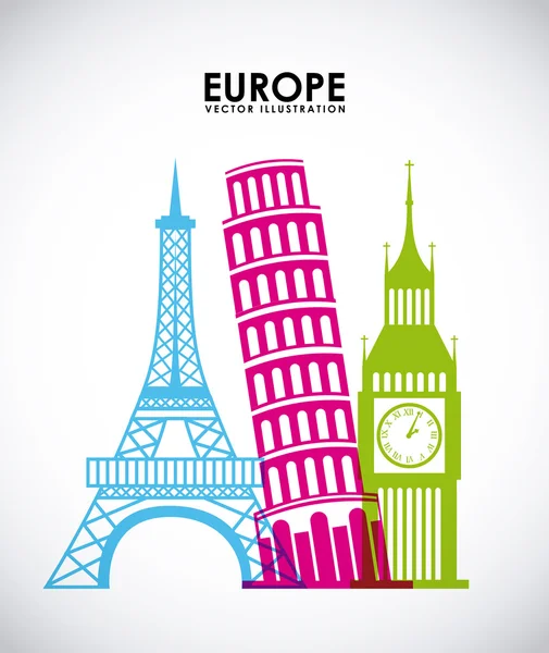 Europe icons Stock Vector by ©yupiramos 14734991