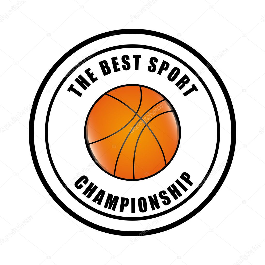 Basketball design over white background vector illustration Stock ...