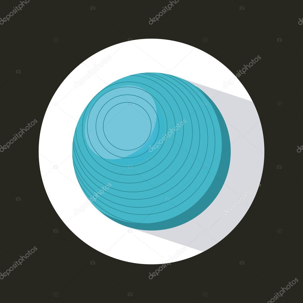Exercise ball Stock Vector Image by ©yupiramos #61596387