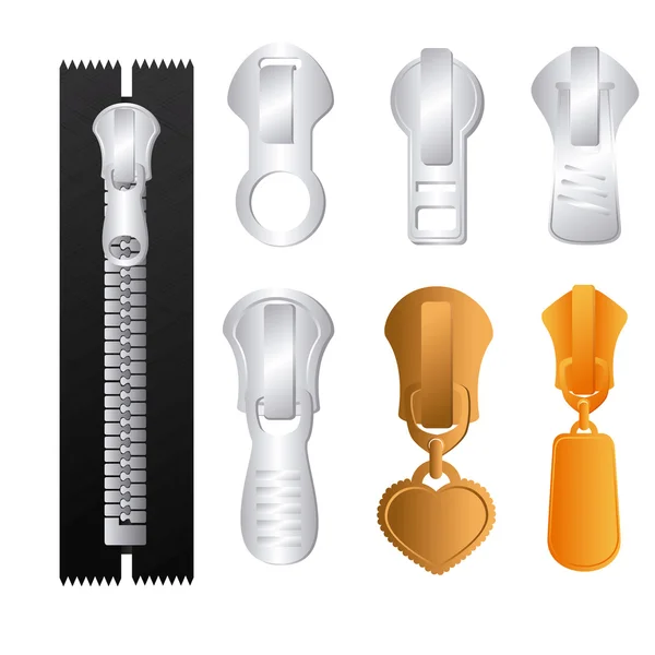 Zipper shapes Vector Art Stock Images | Depositphotos