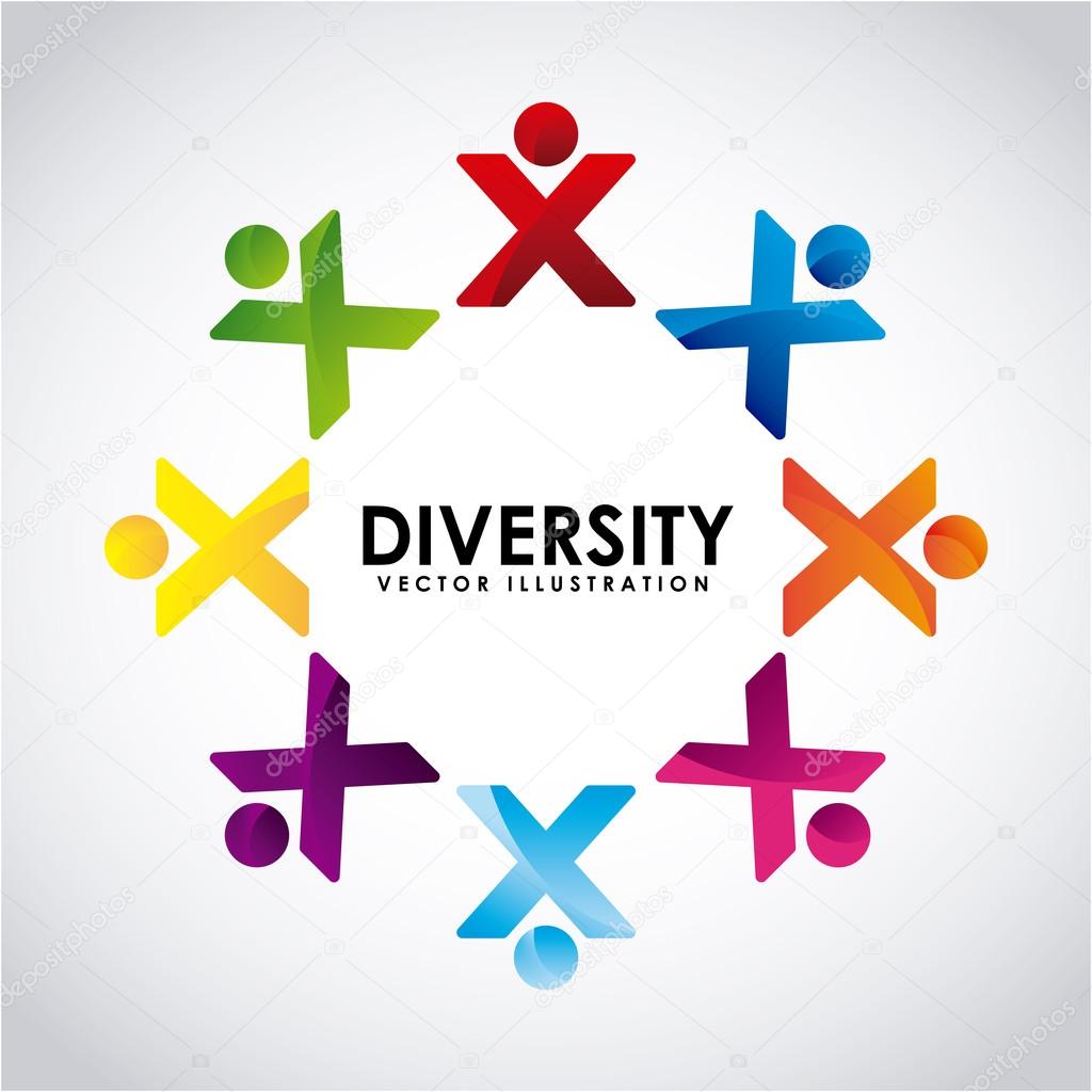 Concepto de diversidad Vector de stock #62440115 de ©yupiramos