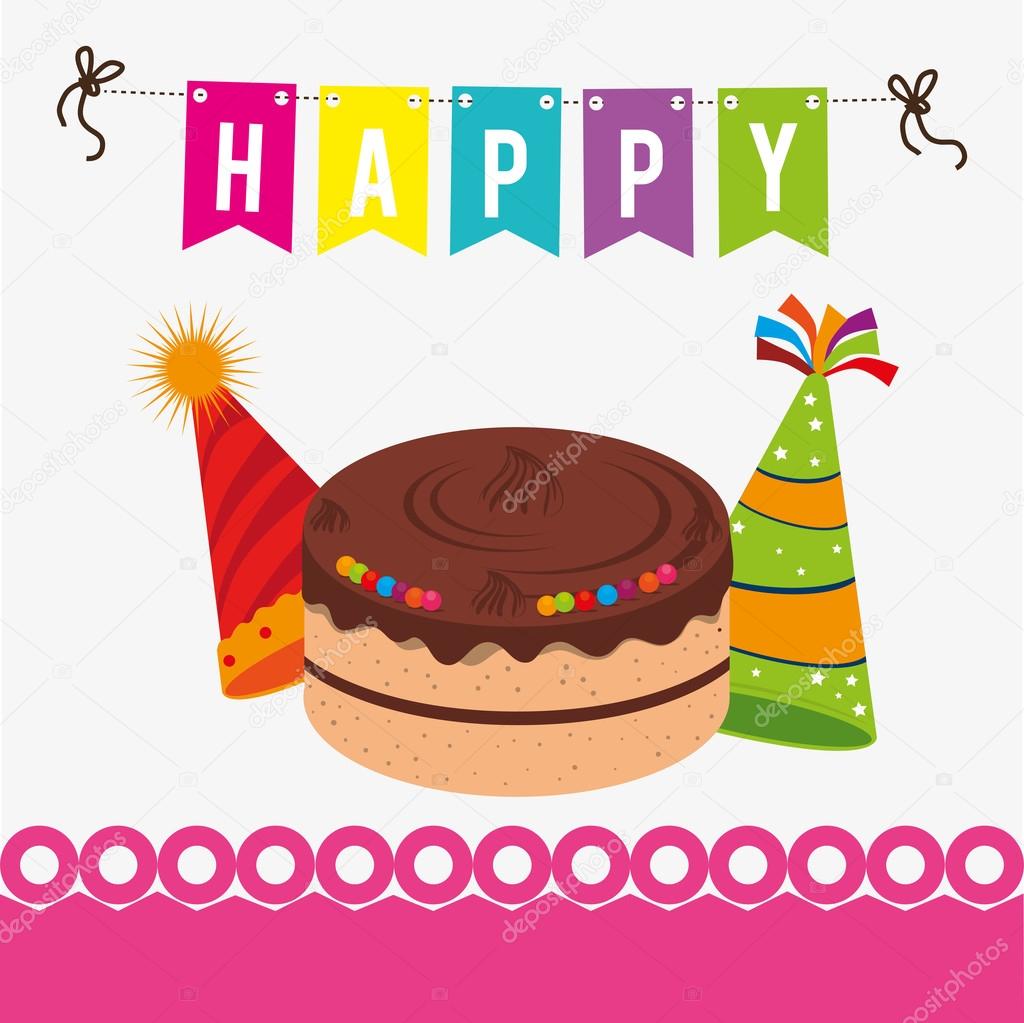 Birthday design, vector illustration. Stock Vector by ©yupiramos 62740801