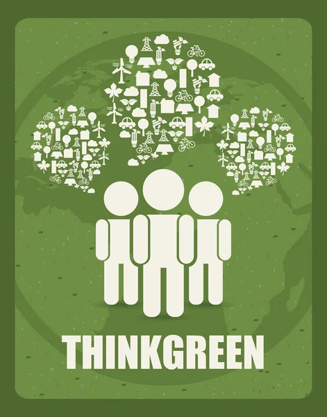 Think Green Poster