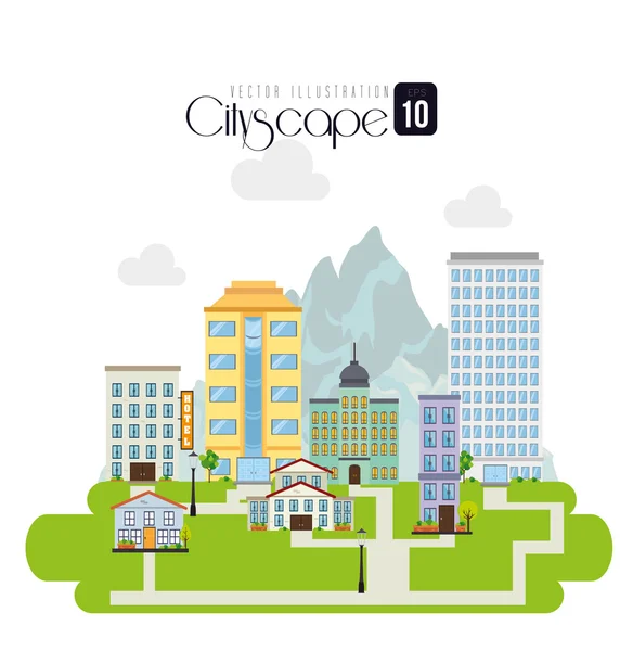 Urban design illustration Stock Vector by ©yupiramos 64269213