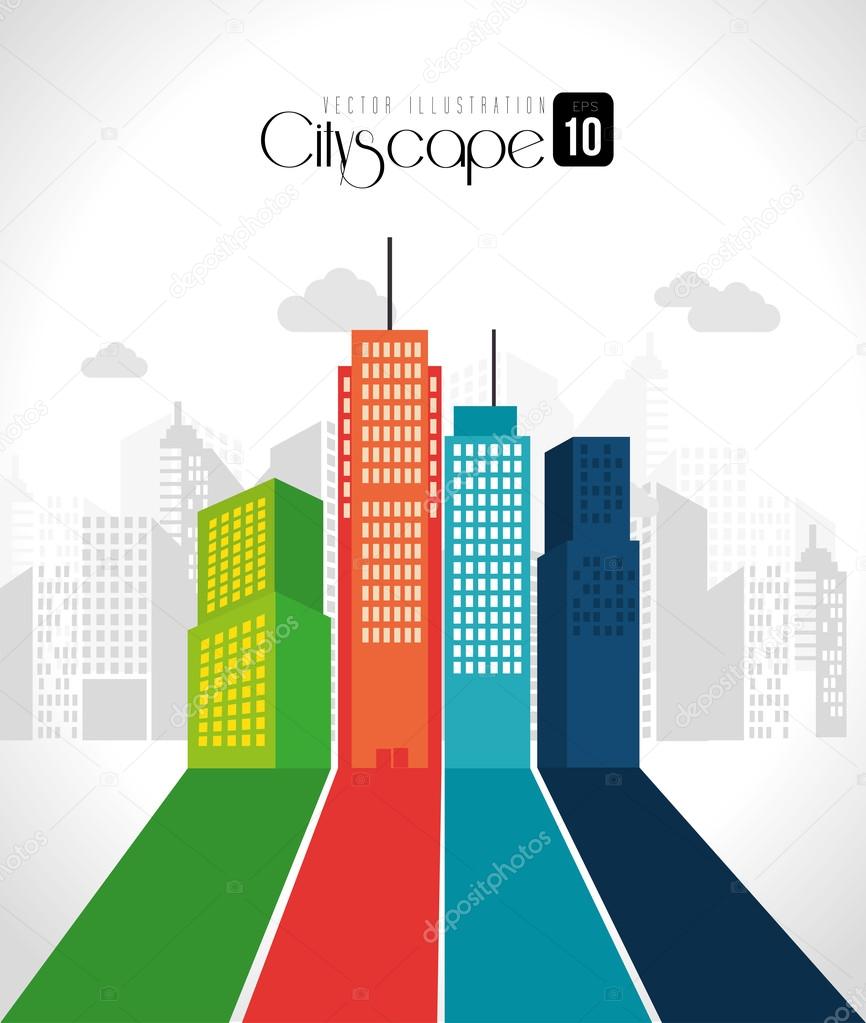 Urban design illustration Stock Vector by ©yupiramos 64269799