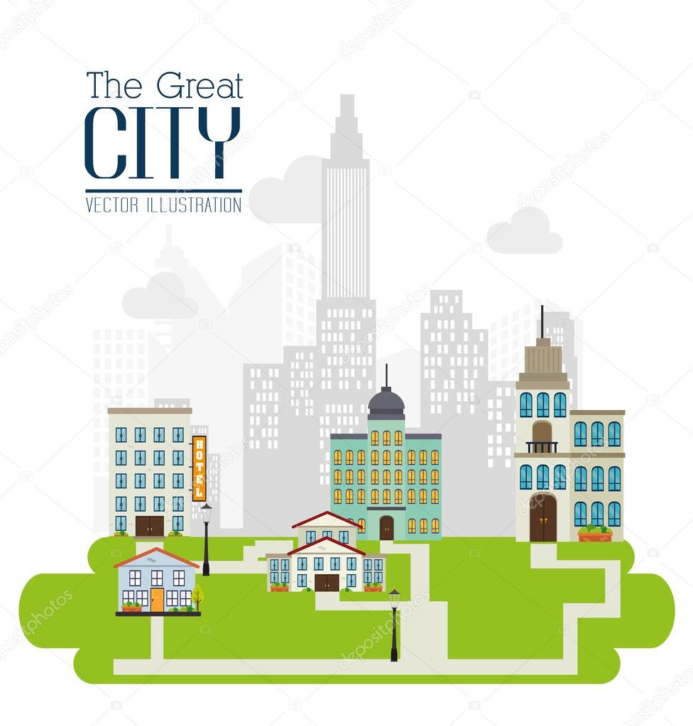 Urban design illustration Stock Vector Image by ©yupiramos #64269855