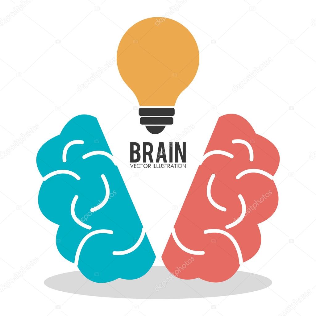 Brain design, vector illustration. Stock Vector by ©yupiramos 64315307