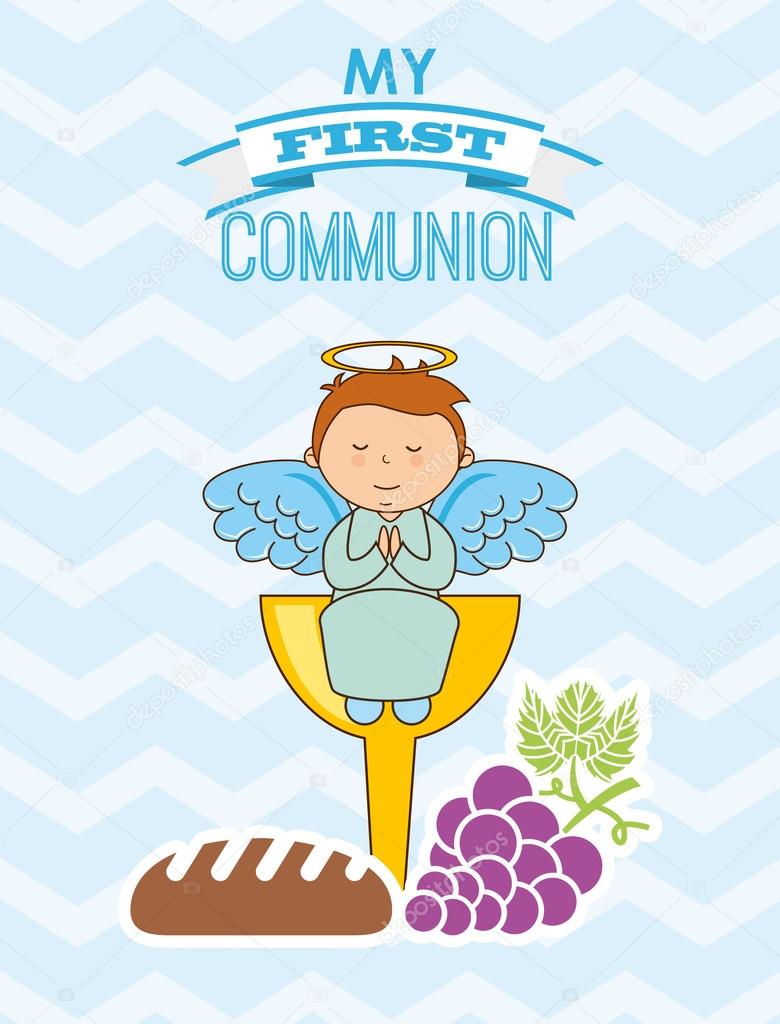 My first communion Stock Vector Image by ©yupiramos #64332133