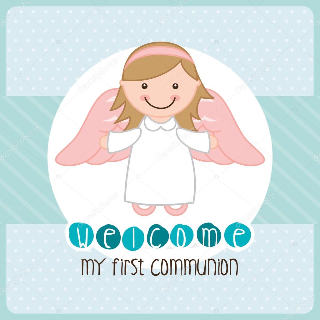 My first communion Stock Vector Image by ©yupiramos #64334193