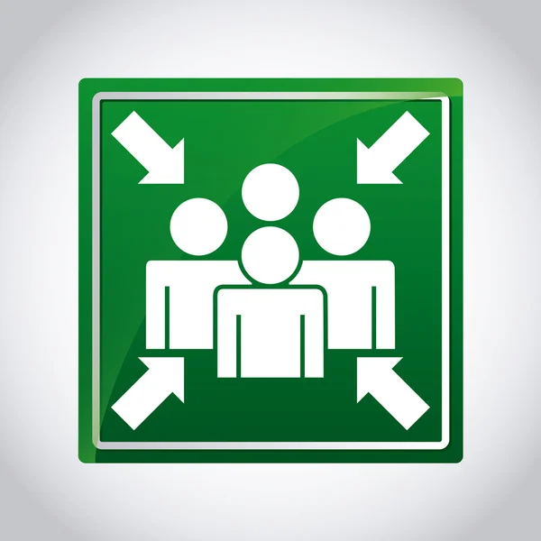 Point de rassemblement images vectorielles, Point de rassemblement ...