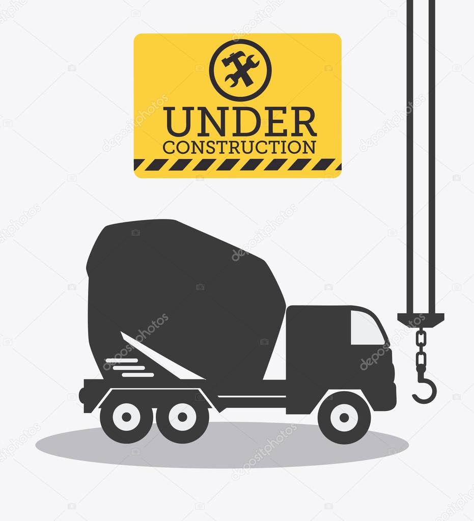 Construction design, vector illustration. Stock Vector by ©yupiramos ...