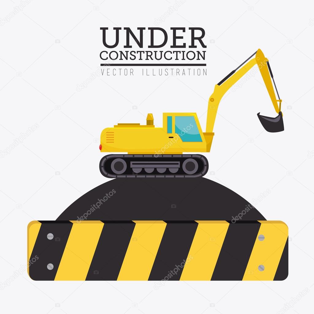 Construction design, vector illustration. Stock Vector by ©yupiramos ...