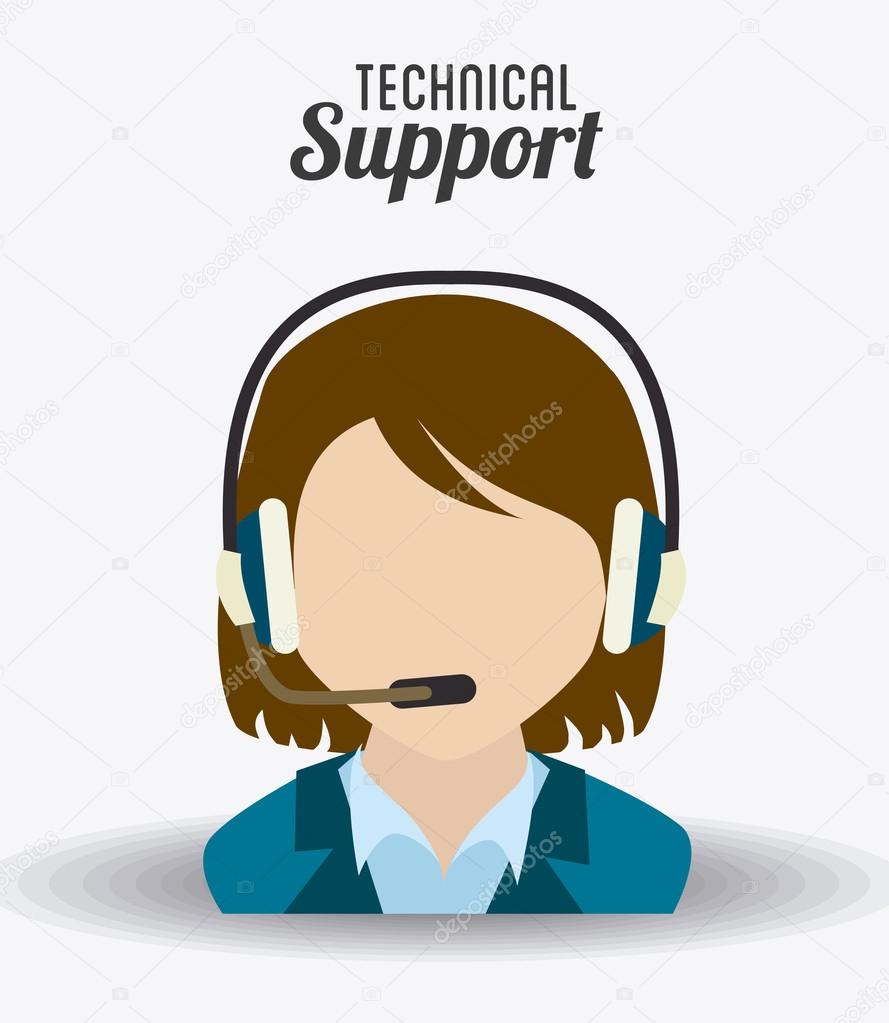 Technical support design ,vector illustration. Stock Vector by ...
