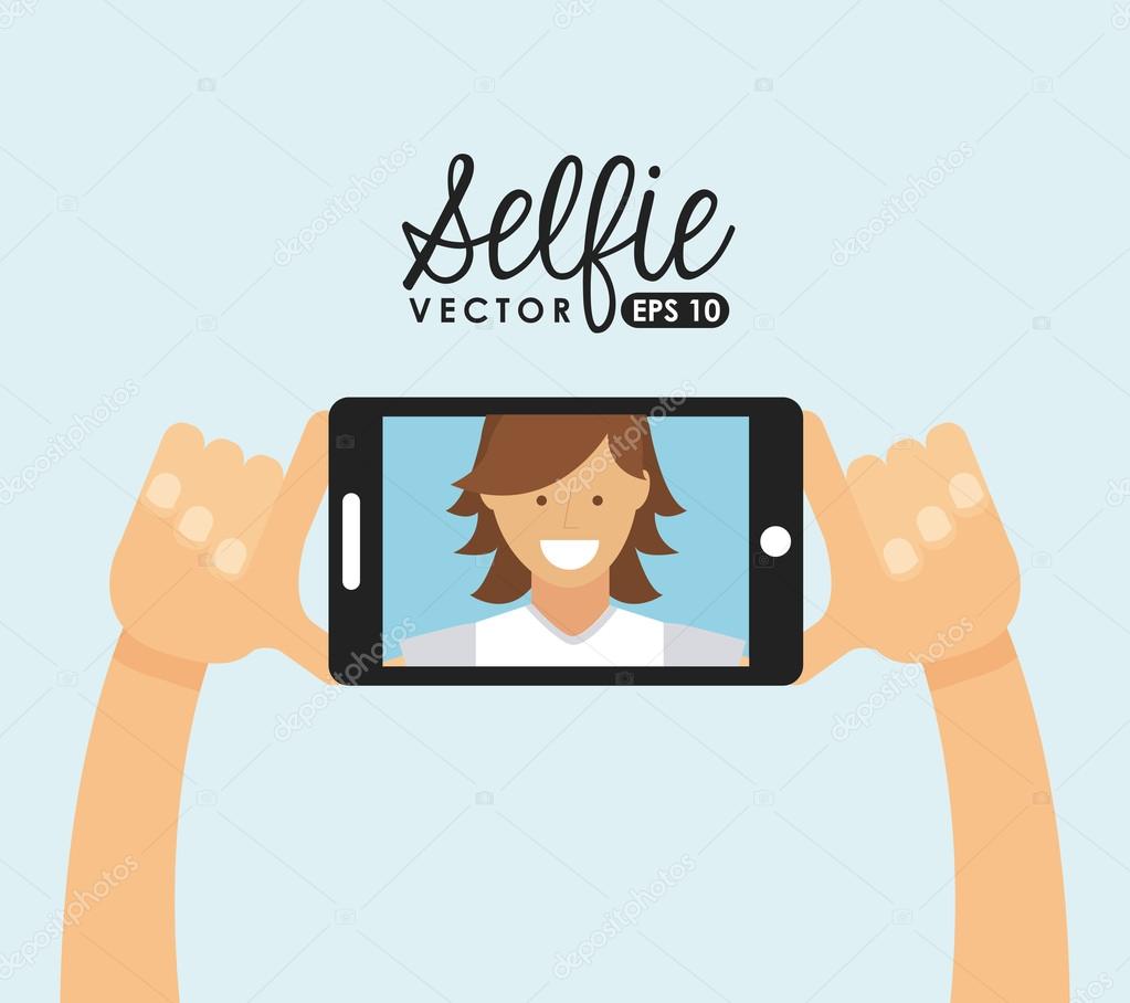 Selfie — Stock Vector © Yupiramos 64656177