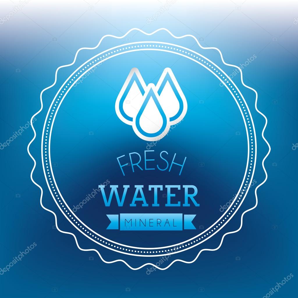 Water label design Stock Vector Image by ©yupiramos #65214905