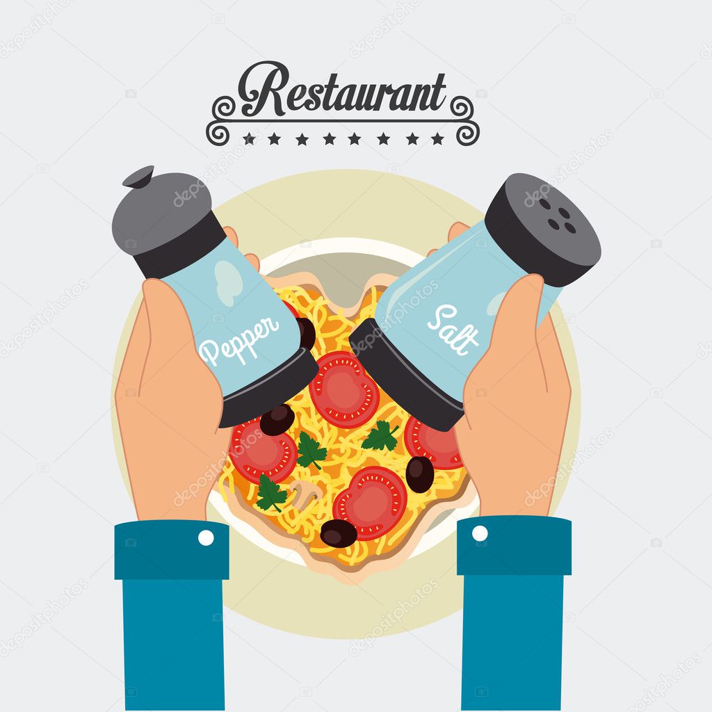 Restaurant design, vector illustration. Stock Vector by ©yupiramos 65931909