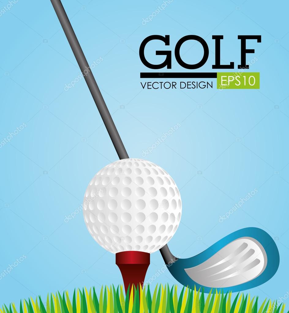 Golf design, vector illustration. Stock Vector by ©yupiramos 65938521