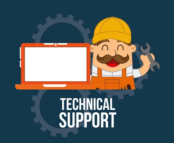 Computer support Stock Vectors, Royalty Free Computer support ...