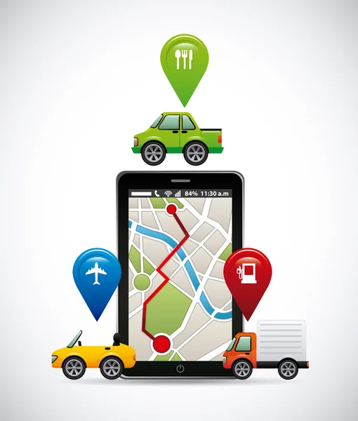 Diseño de servicio Gps Vector de stock por ©yupiramos 94852940