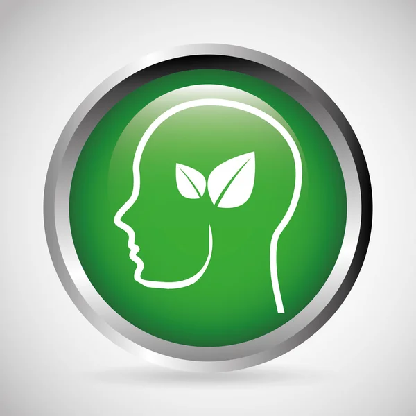 Green mind Stock Vector by ©yupiramos 26937667