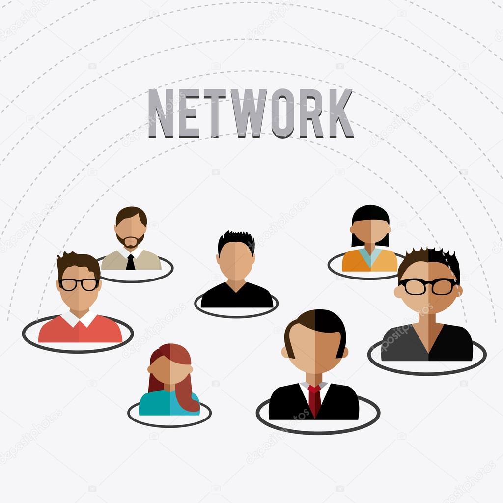 Network design illustration Stock Vector Image by ©yupiramos #68334589