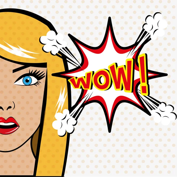 Pop Art Sexy Women Design Stock Vector By ©yupiramos 87066720