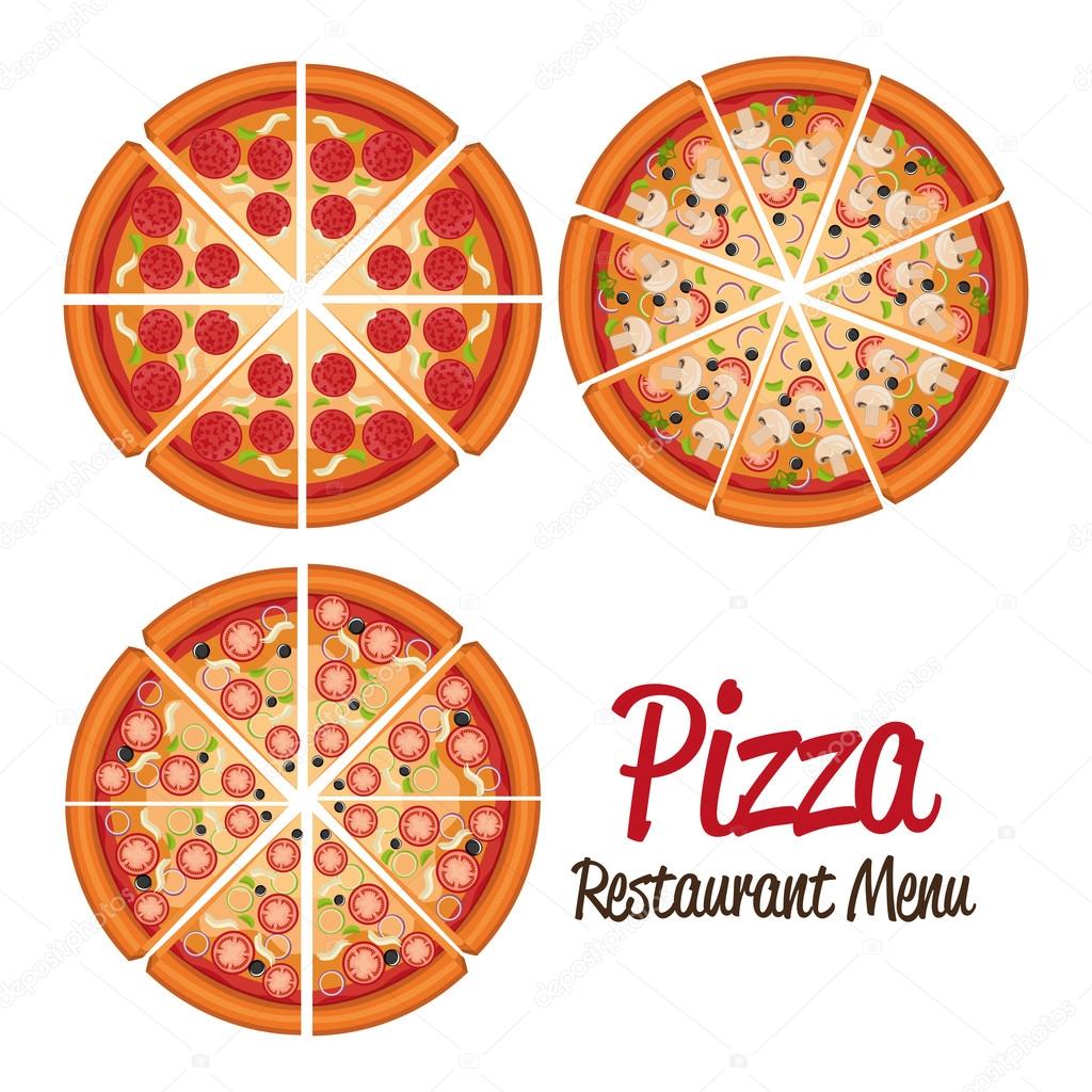 Pizza design. Stock Vector by ©yupiramos 68734723