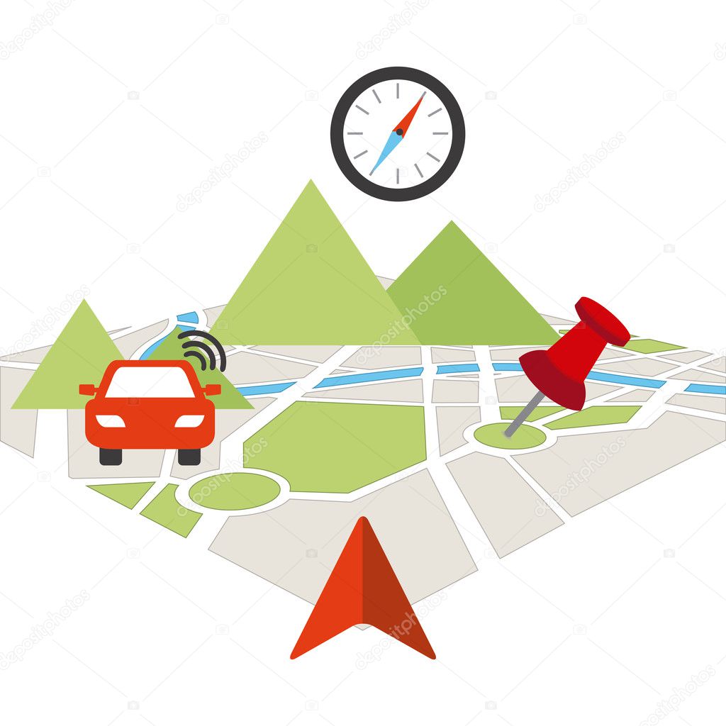 Gps concept Stock Vector by ©yupiramos 69645967