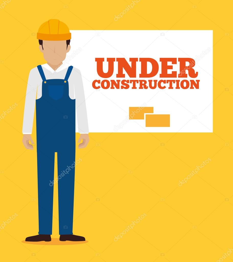 Construction design. Stock Vector by ©yupiramos 69748517
