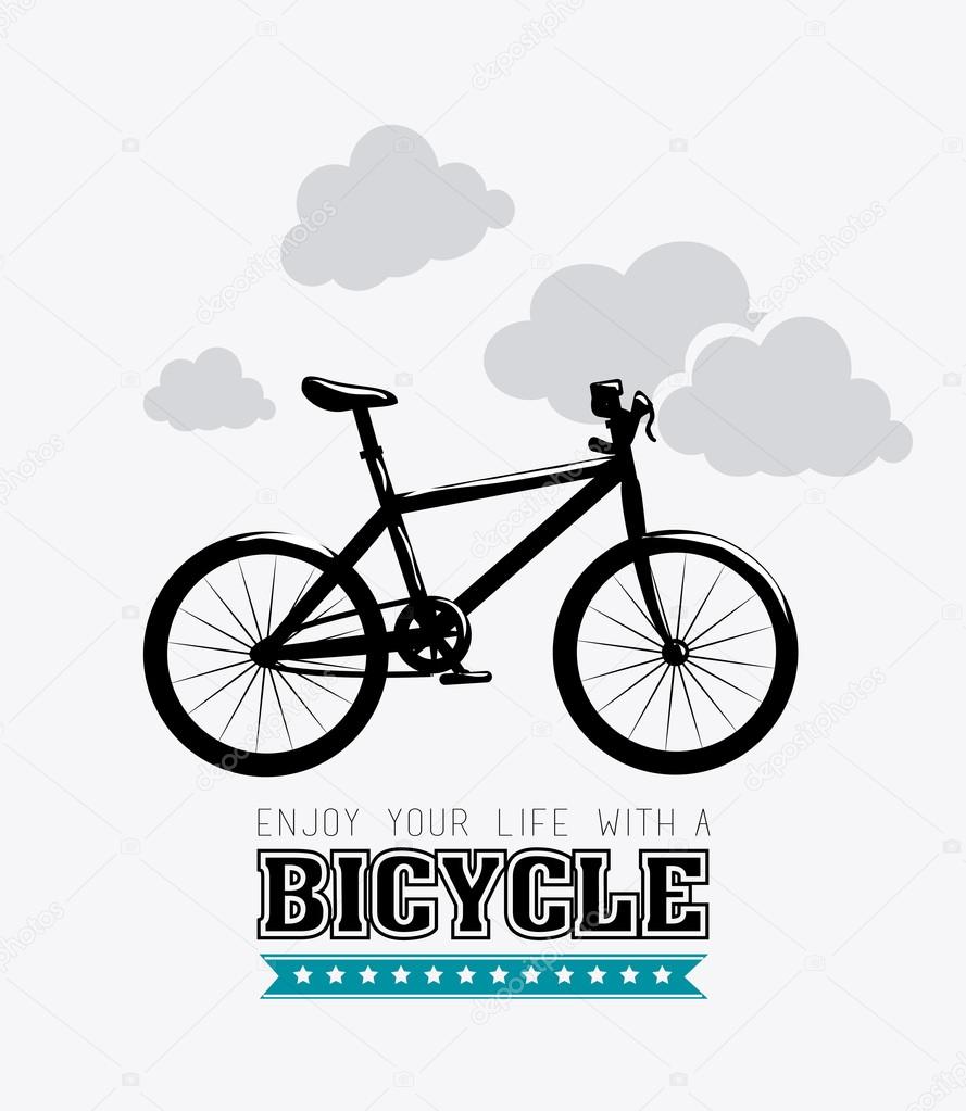 Bike design illustration Stock Vector Image by ©yupiramos #70348057