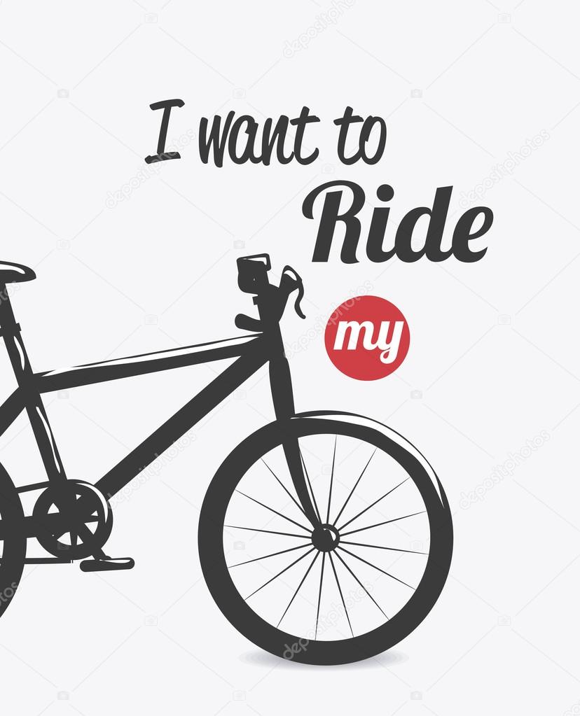 Bike design illustration Stock Vector Image by ©yupiramos #70348103