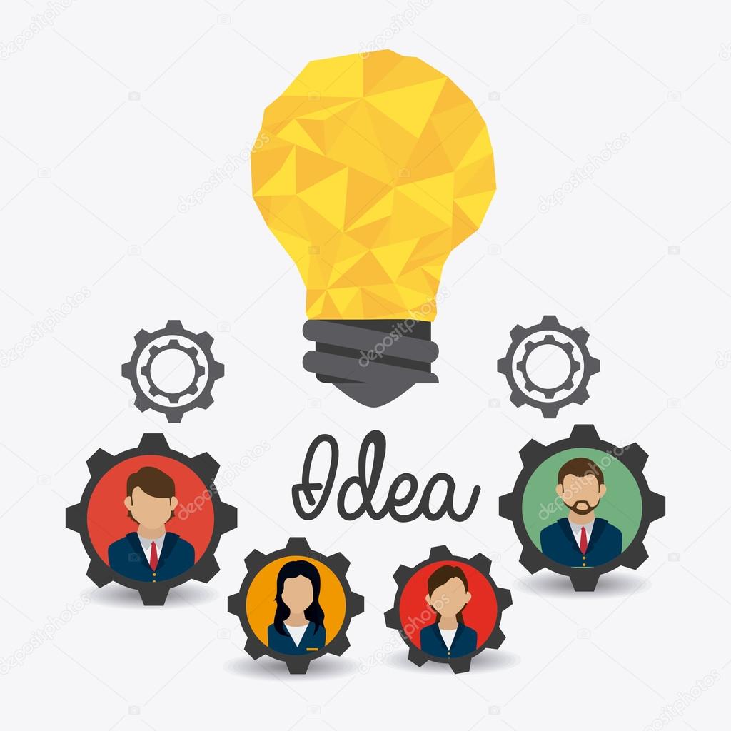 Idea design illustration Stock Vector Image by ©yupiramos #70348697