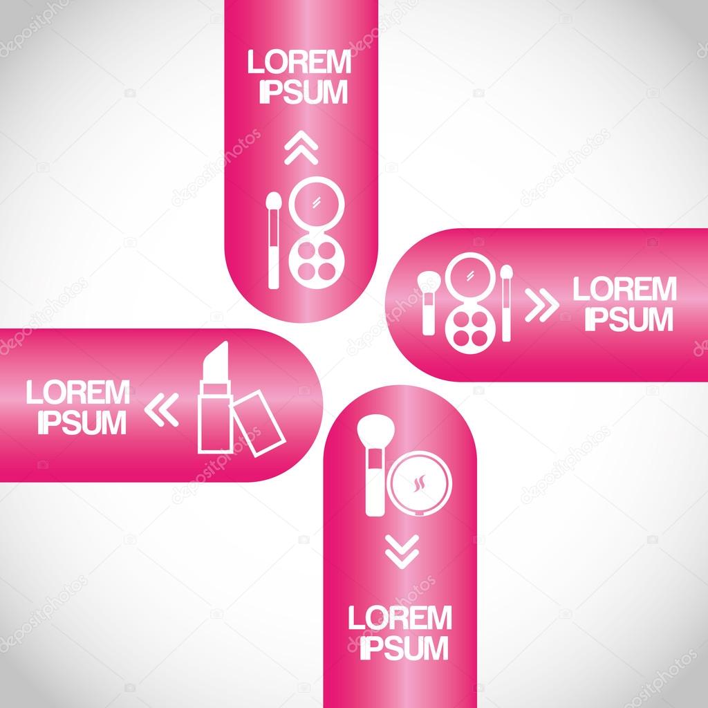 Make up infographics Stock Vector Image by ©yupiramos #70498001