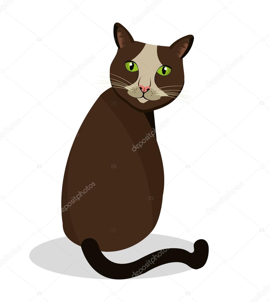 Cat design illustration Stock Illustration by ©yupiramos #71139277