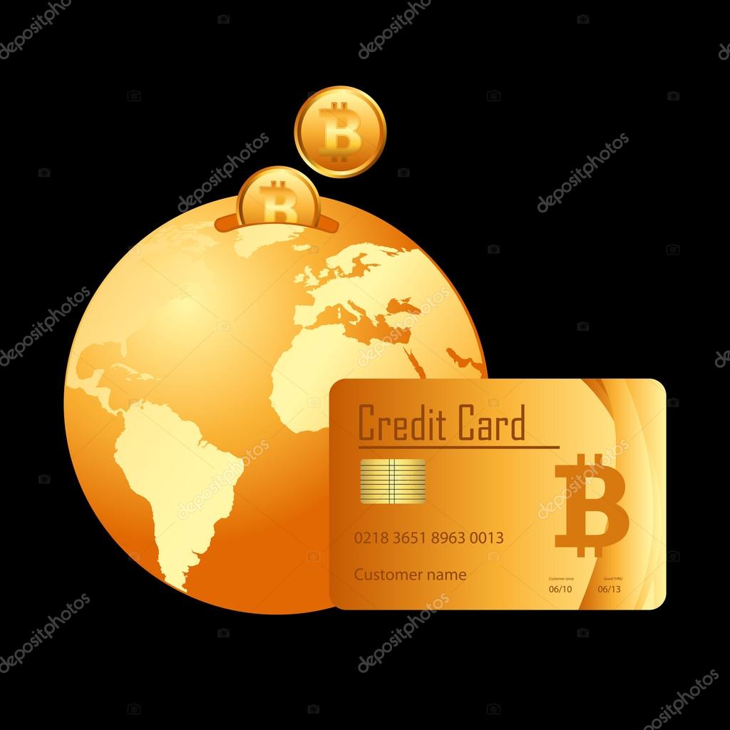 Bit coin Stock Vector Image by ©yupiramos #73100541
