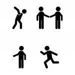Friend Friendship Relationship Teammate Teamwork Society Icon Sign ...
