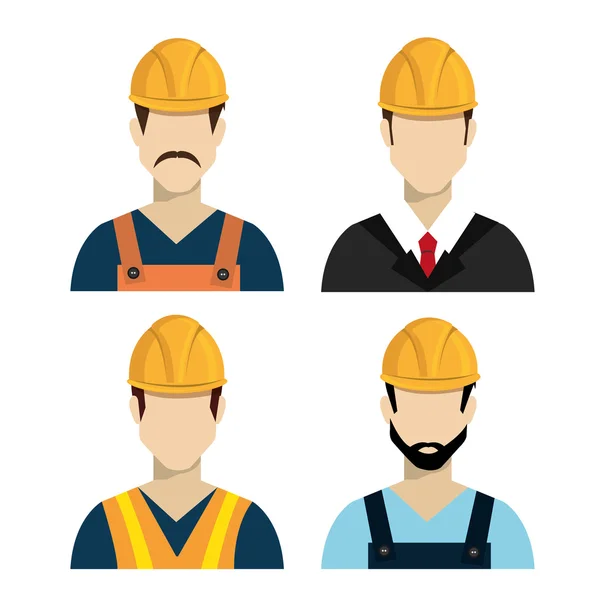 Construction people icon — Stock Vector © puruan #39792087