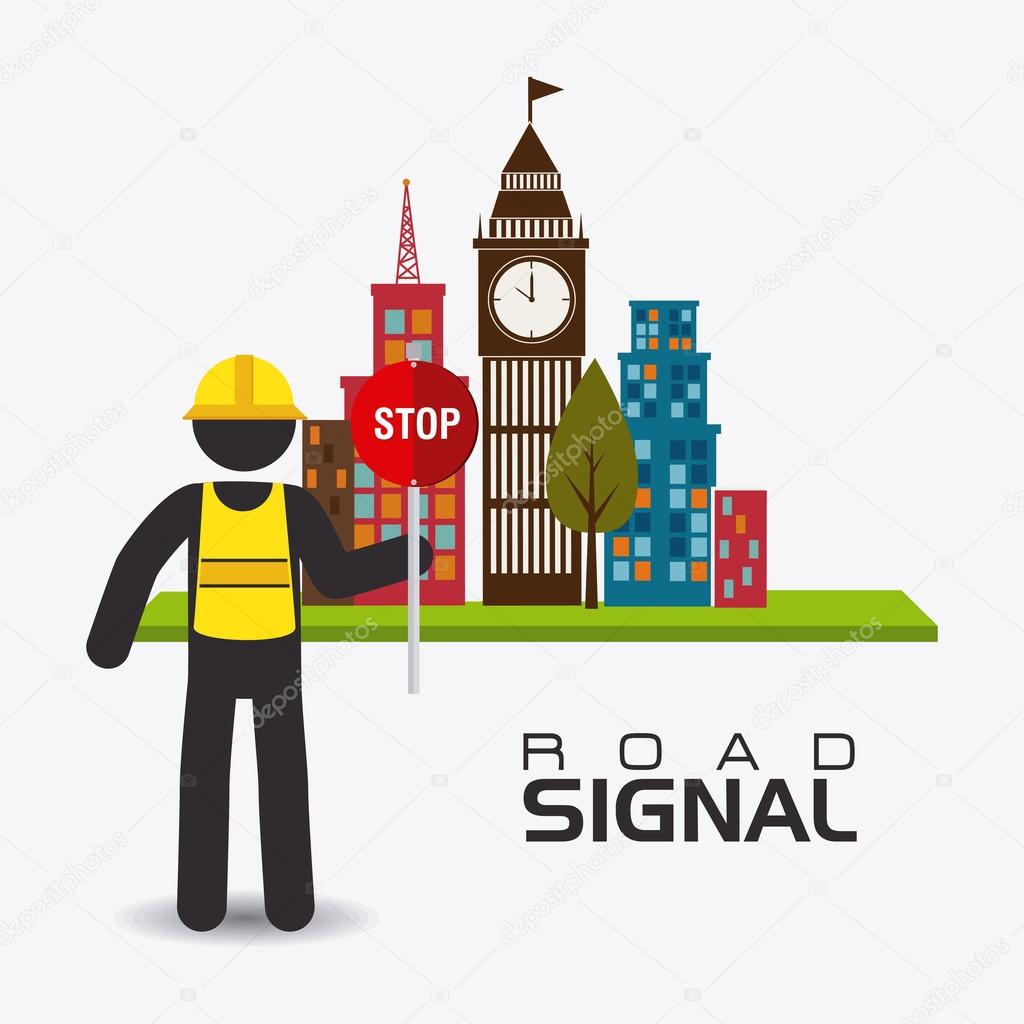 Road signs. Stock Vector by ©yupiramos 74372211