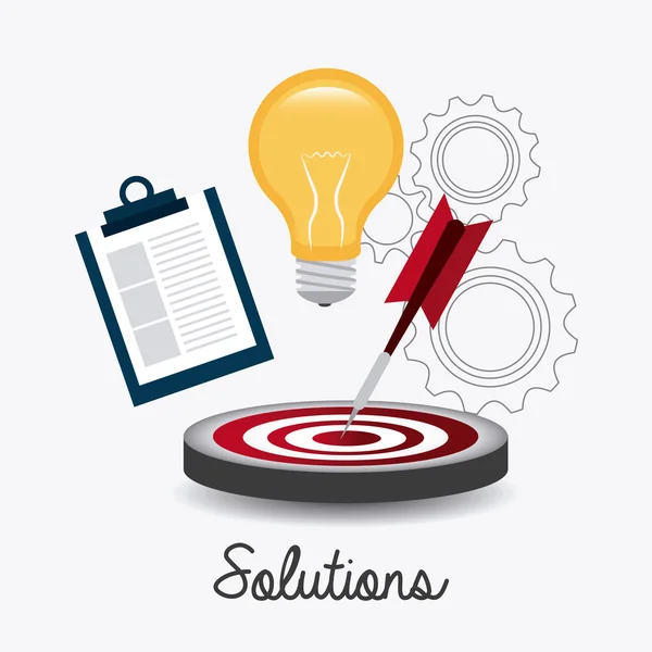 Solutions design. Stock Vector by ©yupiramos 75850829