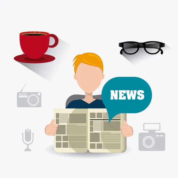 Journalism design. Stock Vector by ©yupiramos 75851349