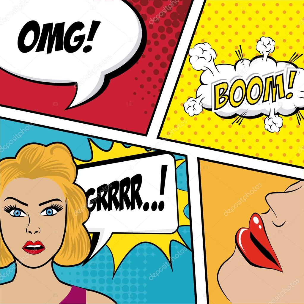 Comics design. Stock Vector by ©yupiramos 75851021