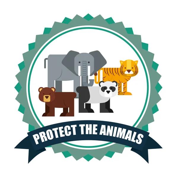 Endangered animals vector Stock Vectors, Royalty Free Endangered ...