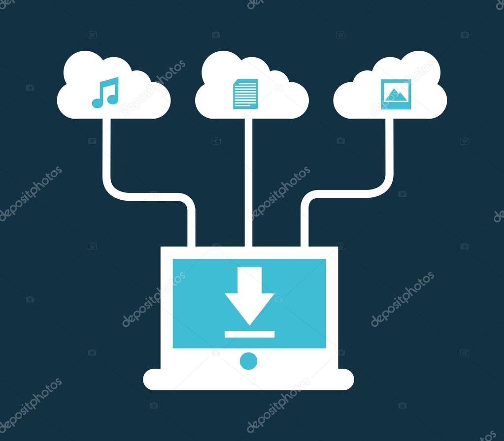 Cloud computing Stock Vector by ©yupiramos 76404313 Cloud computing Stock Vector by ©yupiramos 76404313