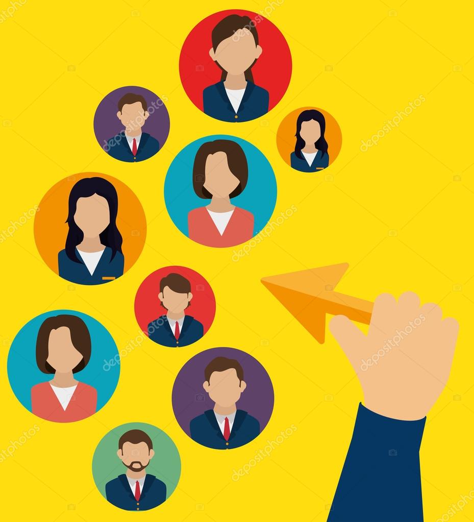 Conception des ressources humaines . Vecteur par ©yupiramos 77347350