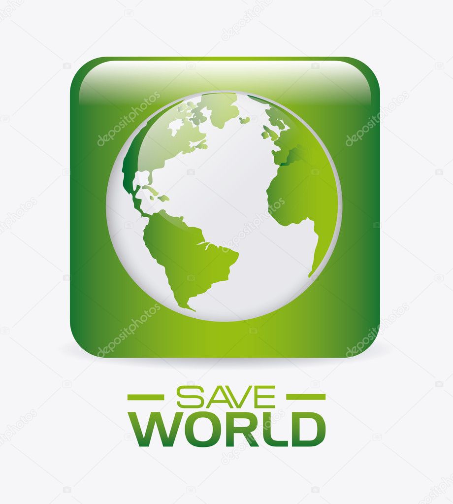 Go green visual design Stock Vector Image by ©yupiramos #77400278