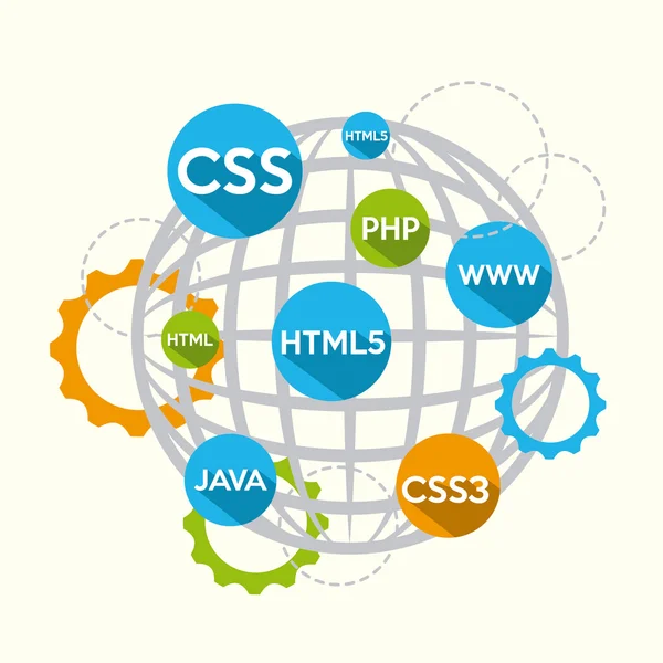 Programming language design Stock Vector Image by ©yupiramos #77417198