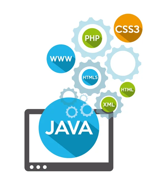 Programming language Stock Vector Image by ©yupiramos #76498939