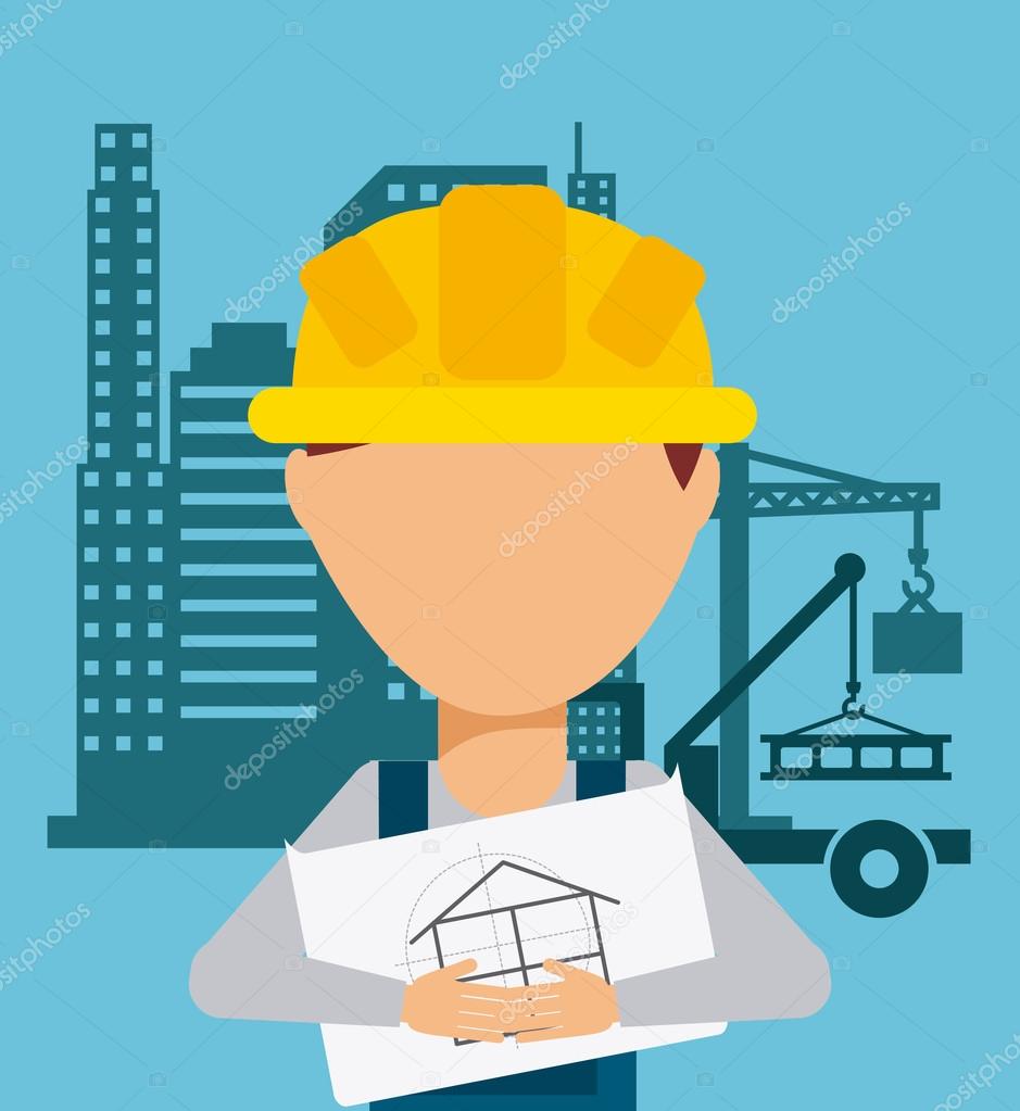 Construction concept design Stock Vector Image by ©yupiramos #77415488