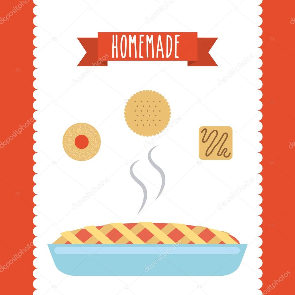 Homemade food visual design Stock Vector Image by ©yupiramos #78478456